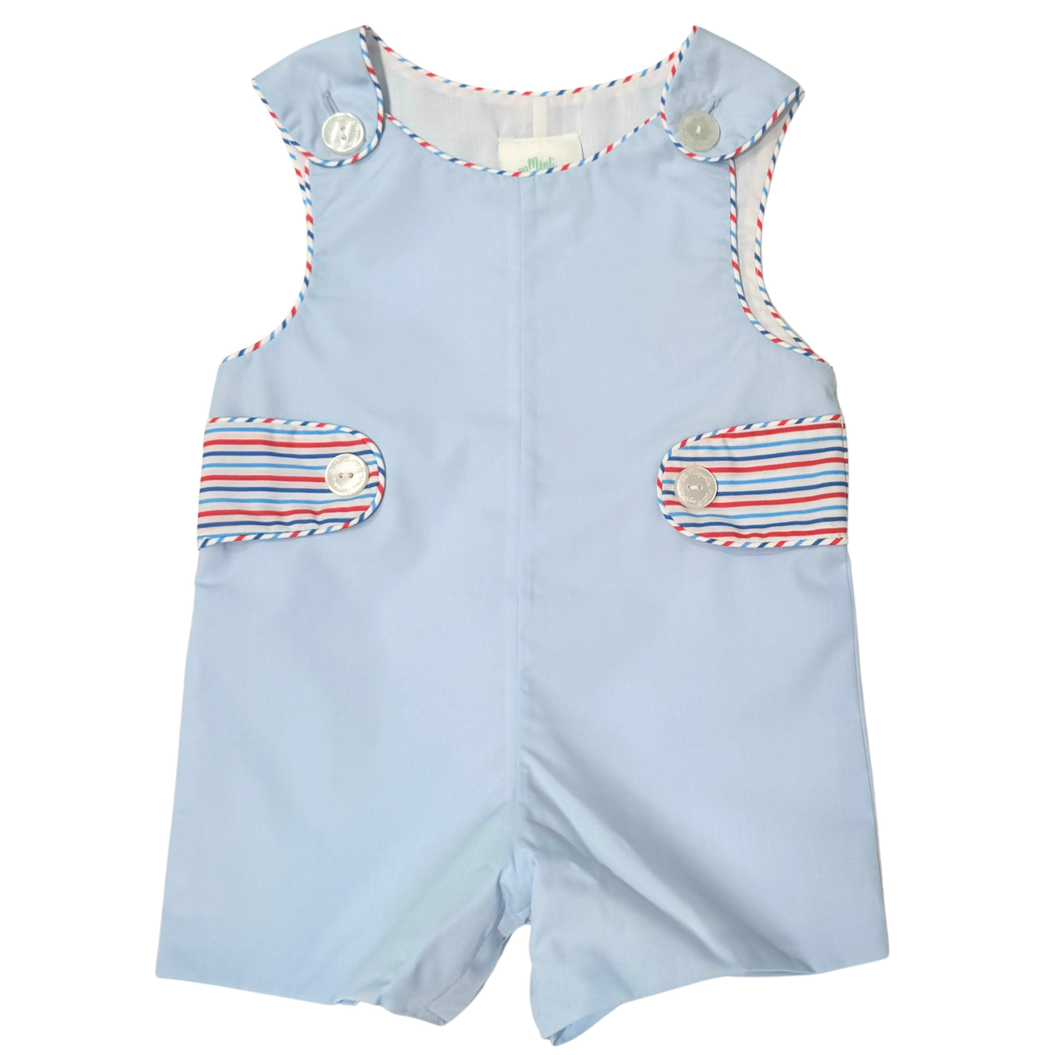 Jack Jon Jon, Watercolor Blue with Patriotic Stripes – Mint Magnolia